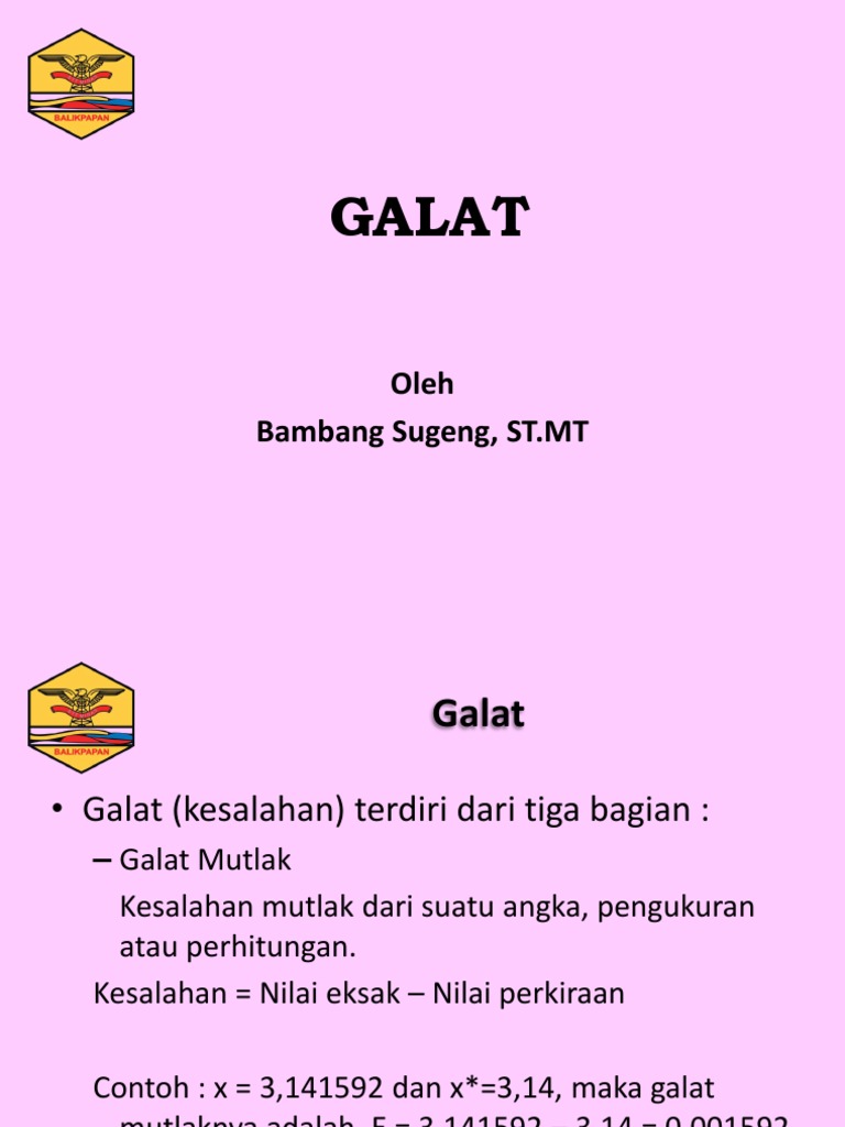 GALAT | PDF | Komputer | Teknologi & Rekayasa