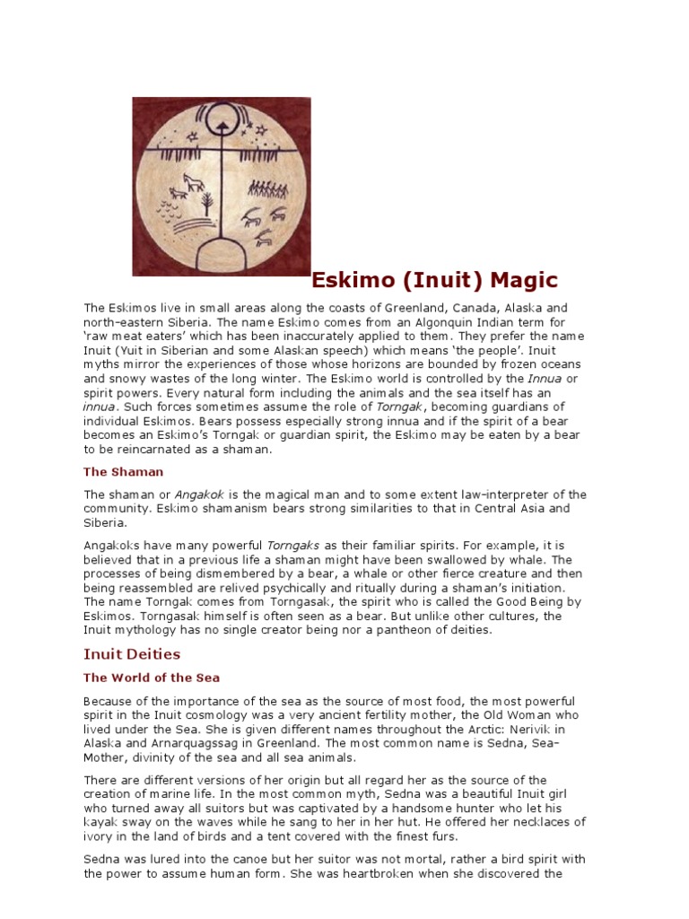Eskimo (Inuit) Magic | PDF | Inuit | Shamanism