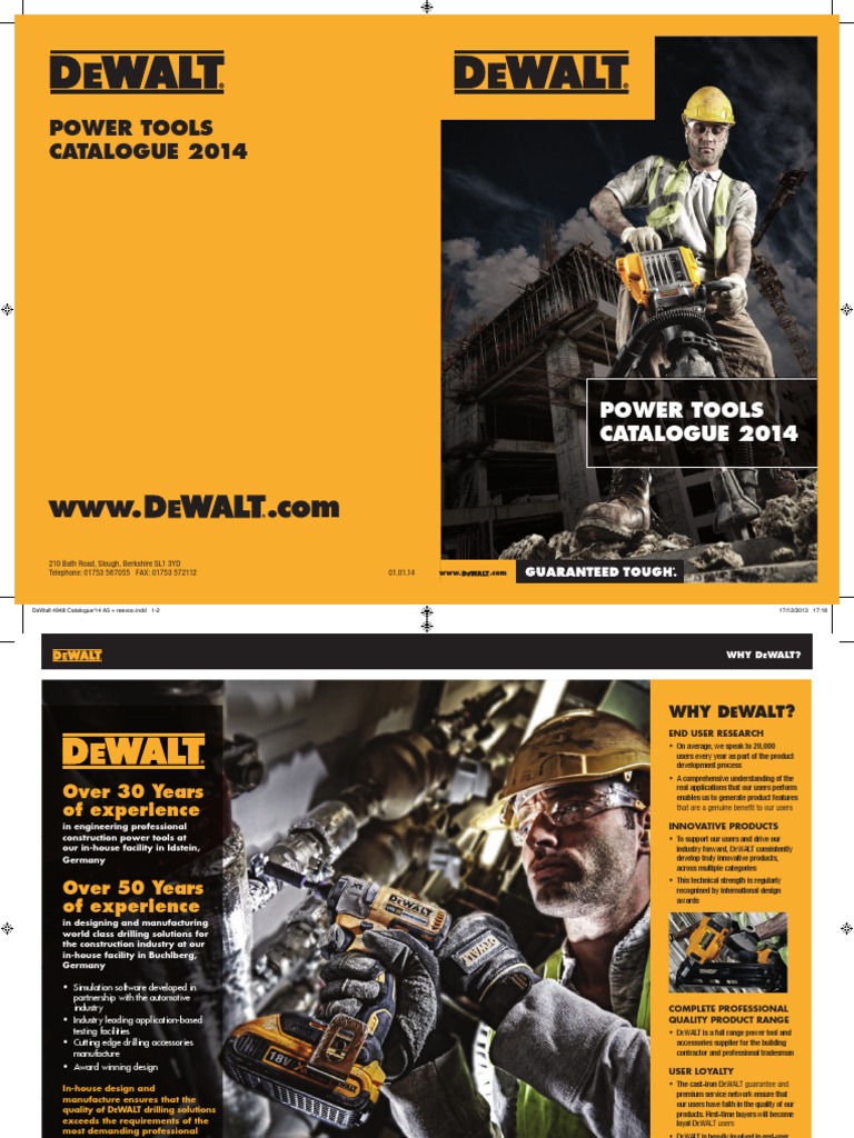 De Walt | PDF | Drill | Lithium Ion Battery