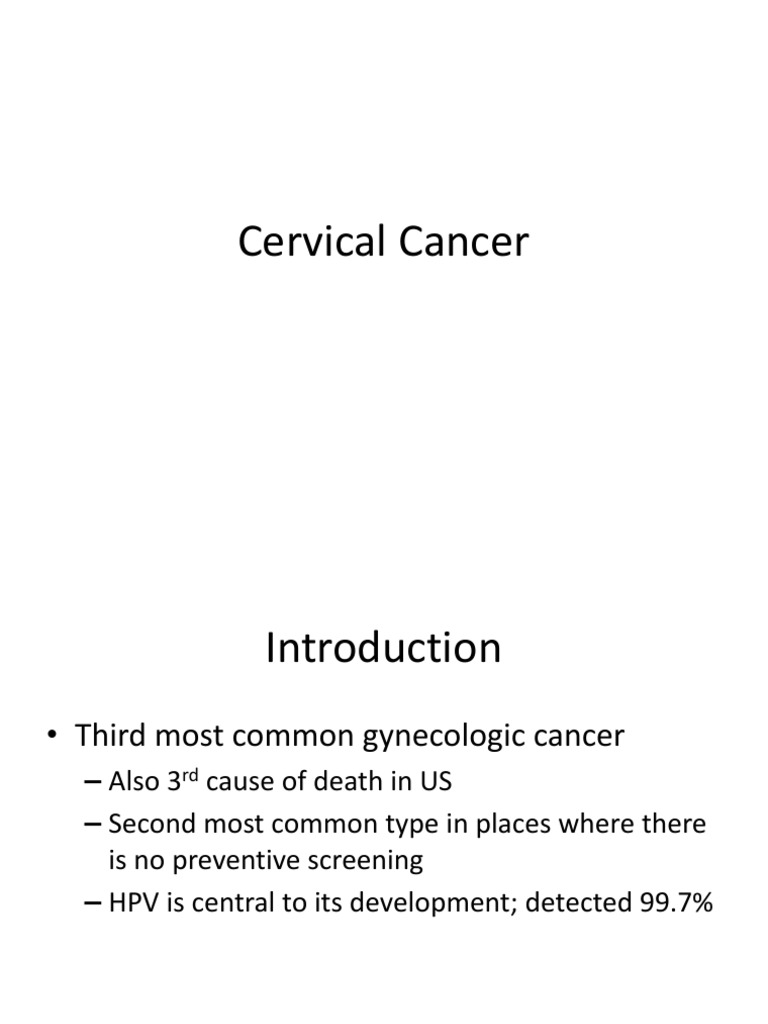 Cervical Cancer | Download Free PDF | Cervical Cancer | Cancer