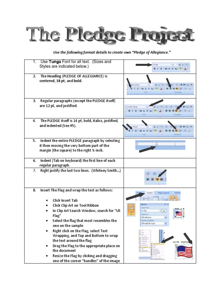 Create Your Own Pledge of Allegiance | PDF