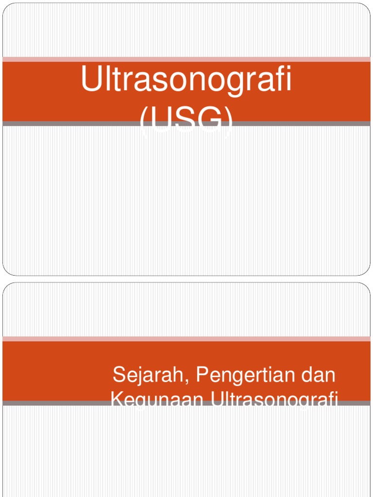 PPT USG | PDF | Sains & Matematika