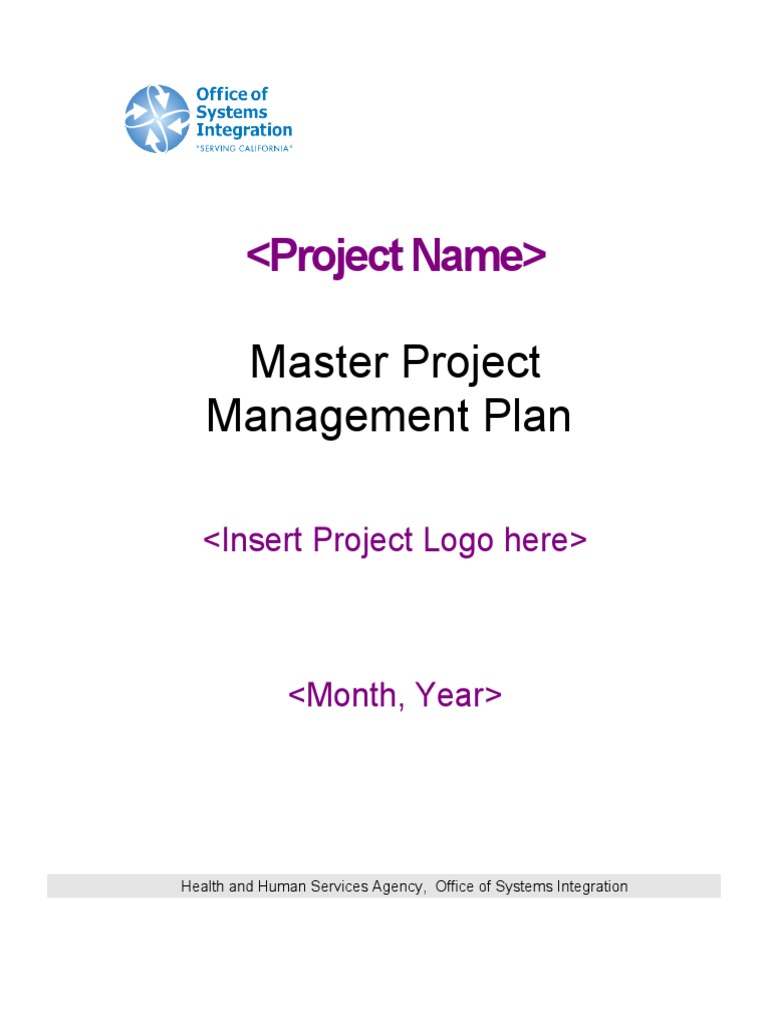 Master Project Management Plan | PDF | Product Lifecycle | Implementation