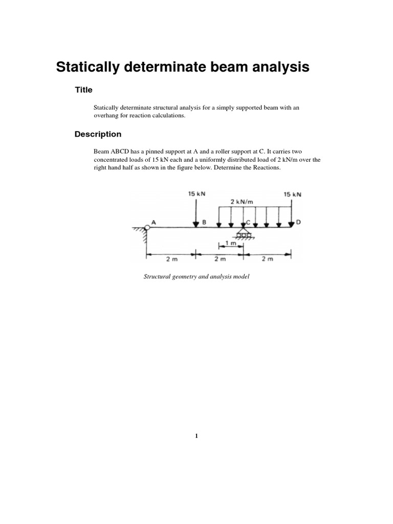 Structural Analysis | PDF | Structural Analysis | Beam (Structure)