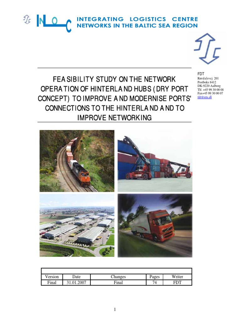 Dry Port Concept Feasibility Study | PDF | Port | Transport
