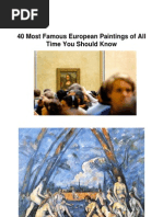 Top 100 Most Famous Paintings | PDF | Impressionism | Pierre Auguste Renoir