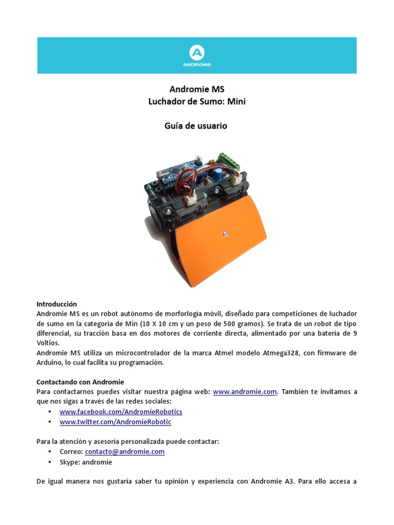 Guía de Usuario MS | PDF | Arduino | Microcontrolador