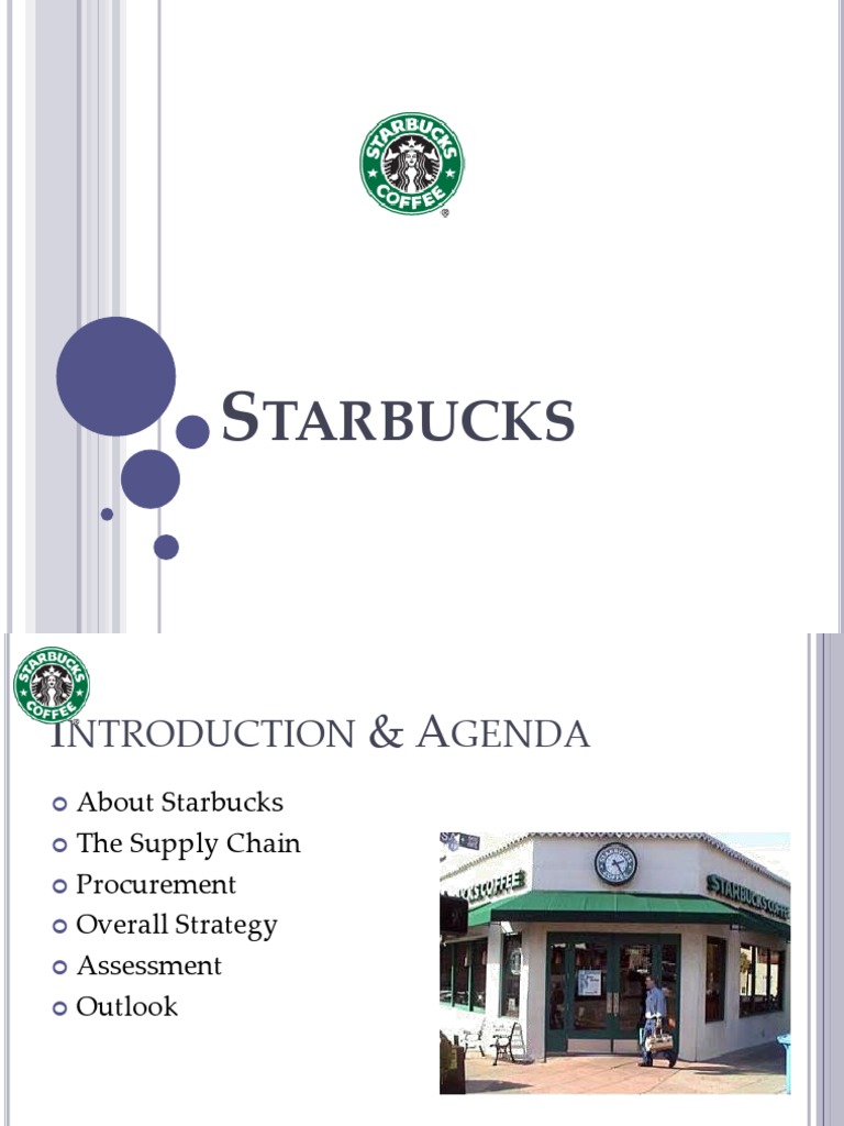 Starbucks Supply Chain Overview | PDF | Warehouse | Coffee