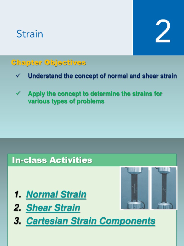 MET 302 (Mechanics of Materials) Chapter 2 | PDF | Deformation ...