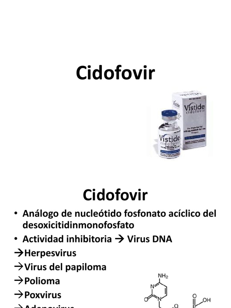 Cidofovir | PDF | Virus | Inhibidor de la enzima