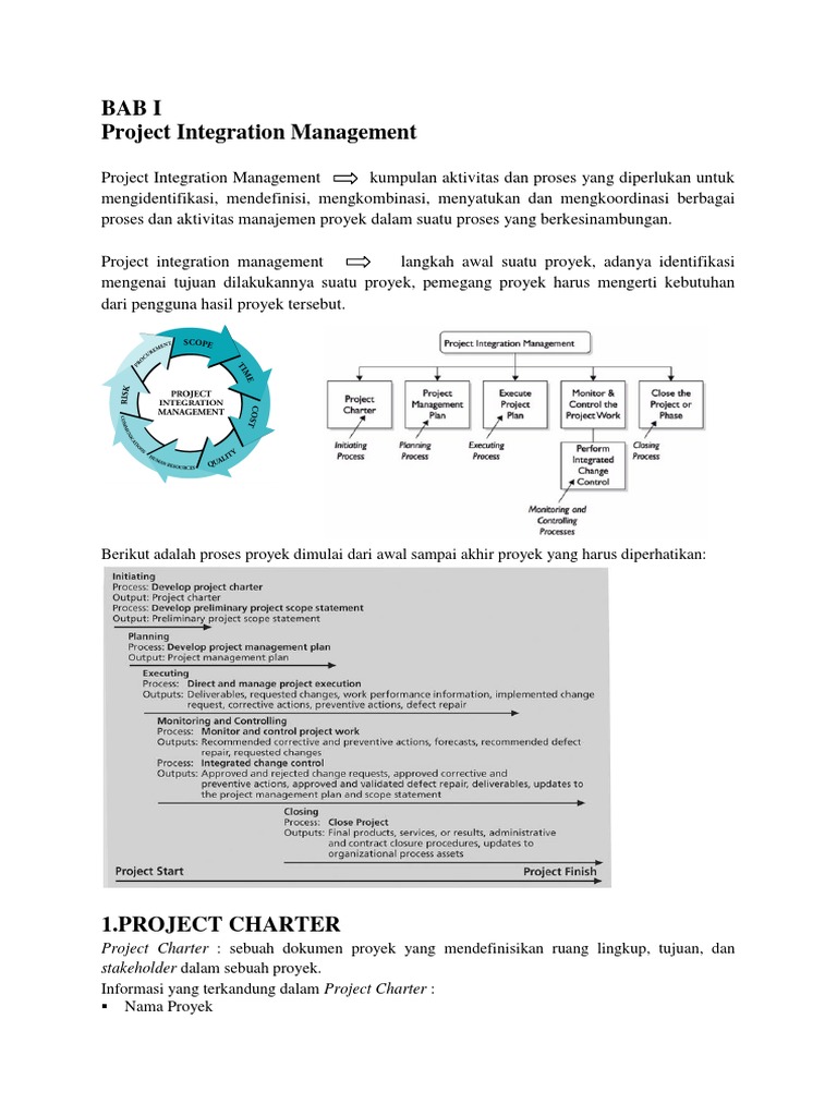 Chapter 1: Project Integration Management | PDF