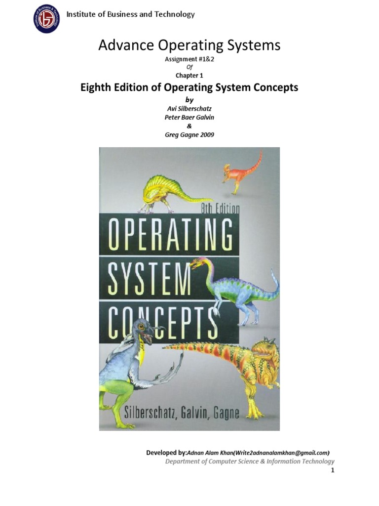 Week 1 2 CS 512 Adv Operating System | PDF | Computer Architecture | Concurrent Computing