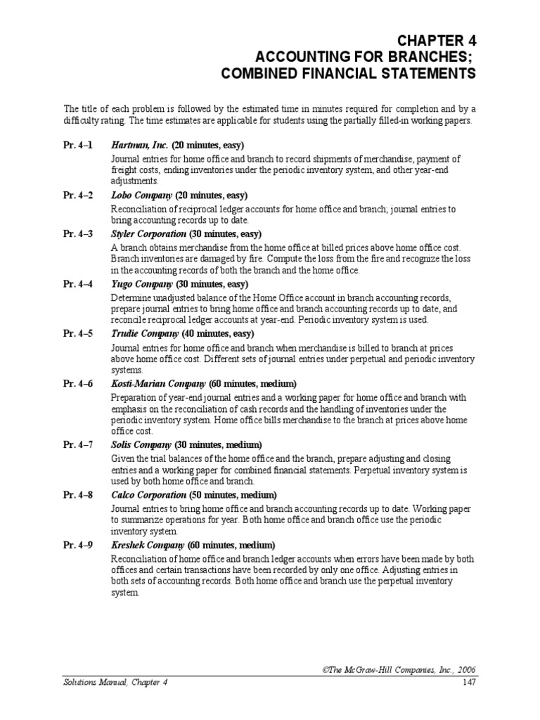 Chapter04 (1) Advanced Accounting Larson Reference Answers | PDF ...