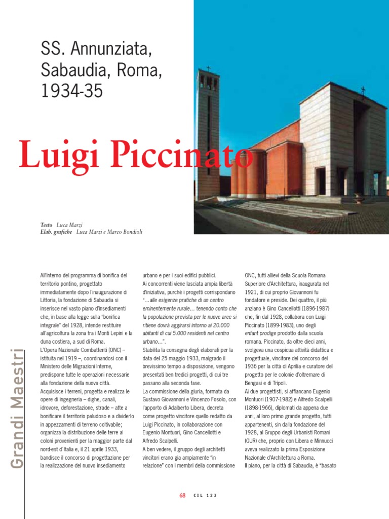 123 68 71 Luigi Piccinato | PDF