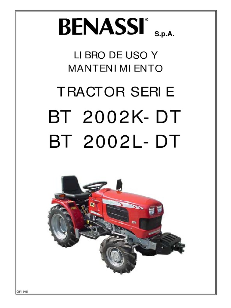 BT 2002 KDT-LDT PDF | PDF | Embrague | Tractor
