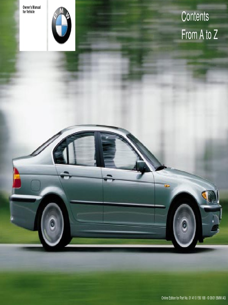 BMW E46 Owner Manual | PDF