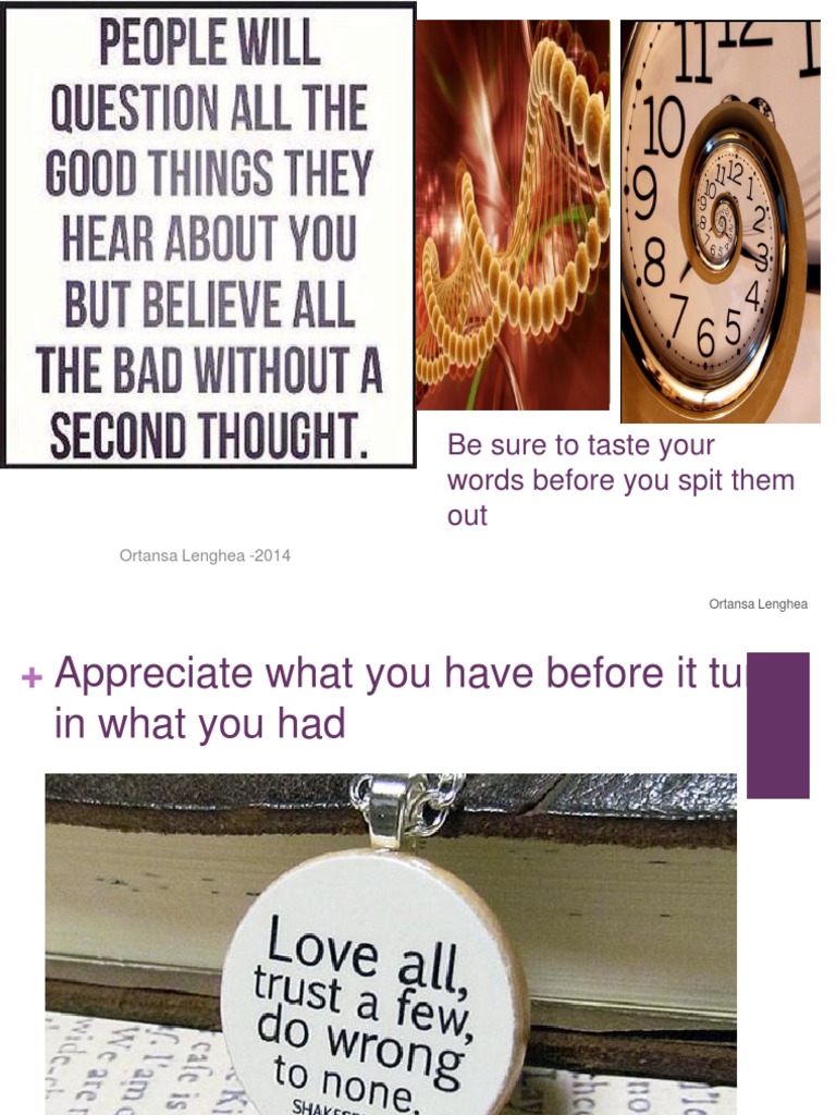 Be Sure To Taste Your Words Before You Spit Them Out: Ortansa Lenghea ...