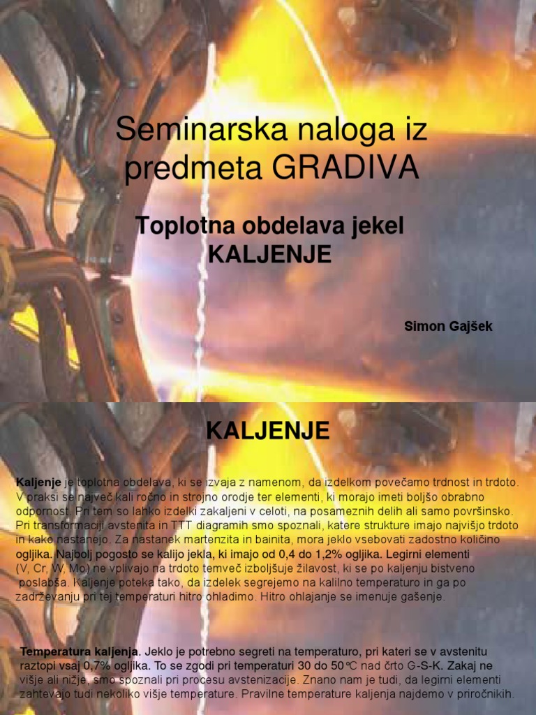 Kaljenje | PDF