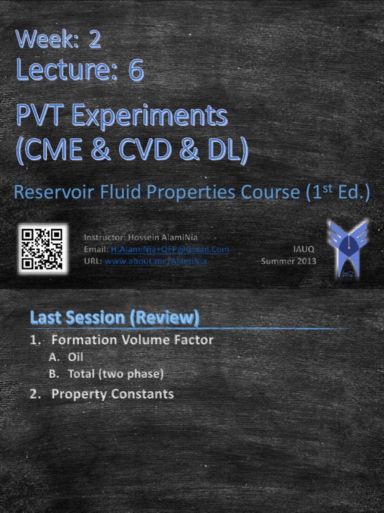 PVT Experiments | PDF | Petroleum Reservoir | Gases