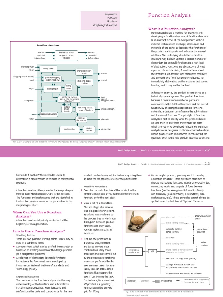 Function Analysis | PDF | Mixer (Cooking) | Abstraction
