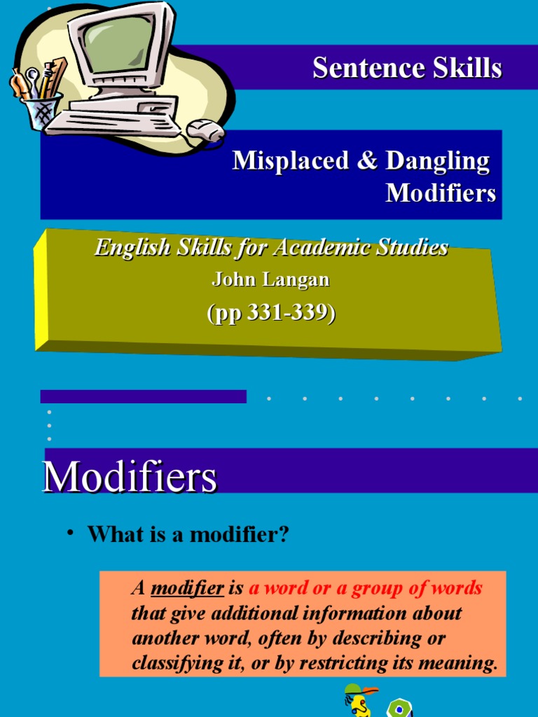 Week 11 Tutorial Modifiers | Sentence (Linguistics) | Phrase