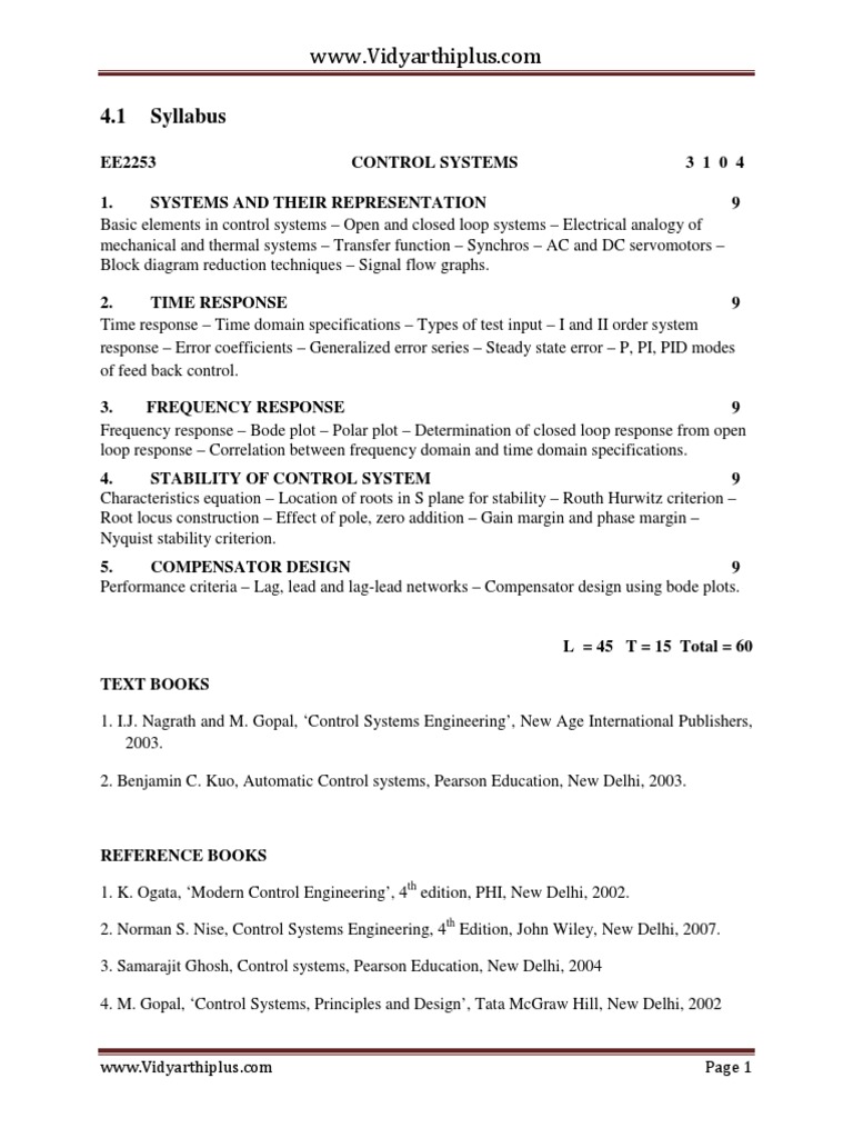 Ee2253 Cs 2marks 2013 Pdf Control Theory Telecommunications