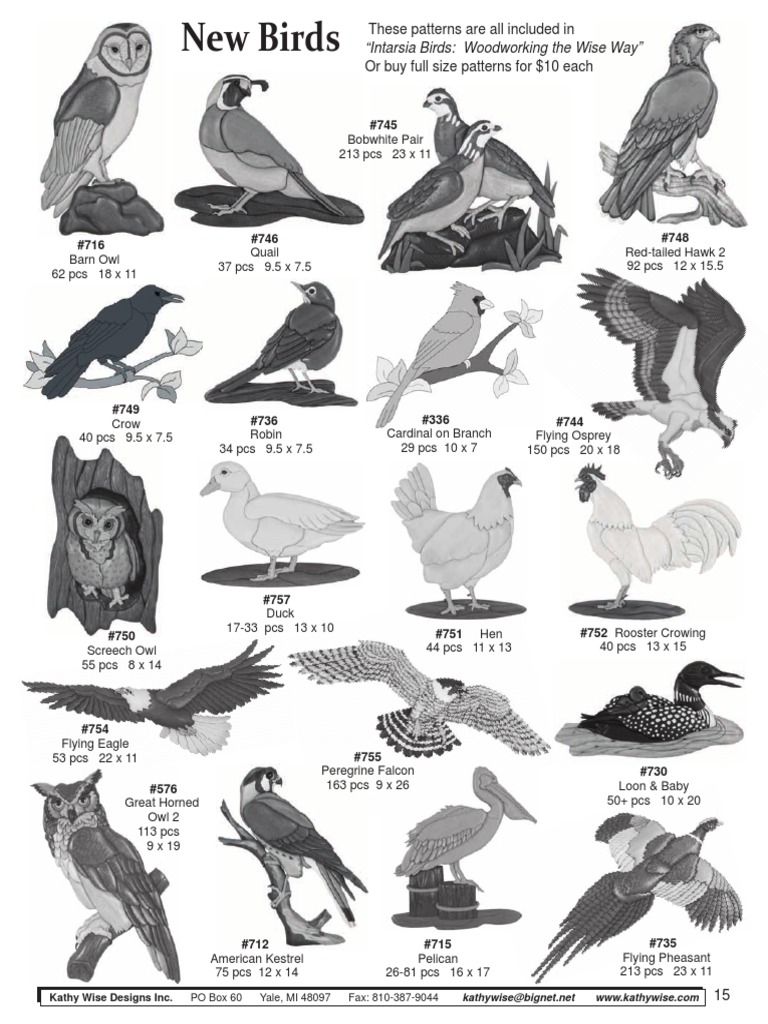 Intarsia Birds | PDF