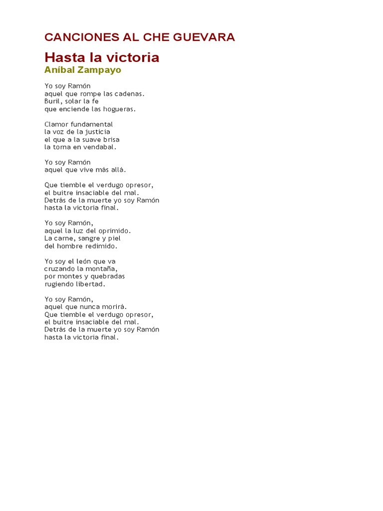 Canciones A Ramon | PDF