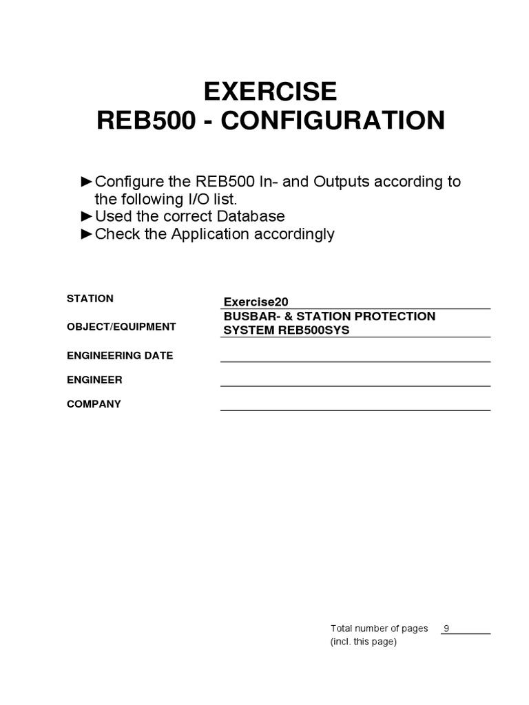 REB500 Exercise Configuration | PDF | Power Supply | Computer Engineering