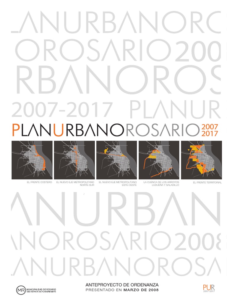 Plan Urbano Rosario 2007 - 2017 | PDF | Urbanismo | Planificación