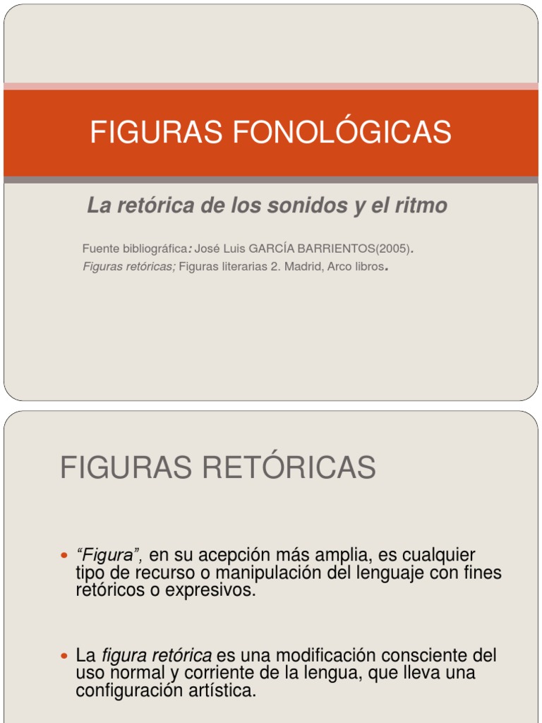 Figuras retóricas fonológicas en poesía | PDF | Recursos poéticos ...