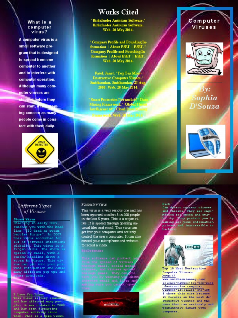Sophia Virus Brochure BTT | PDF | Computer Virus | Cyberwarfare