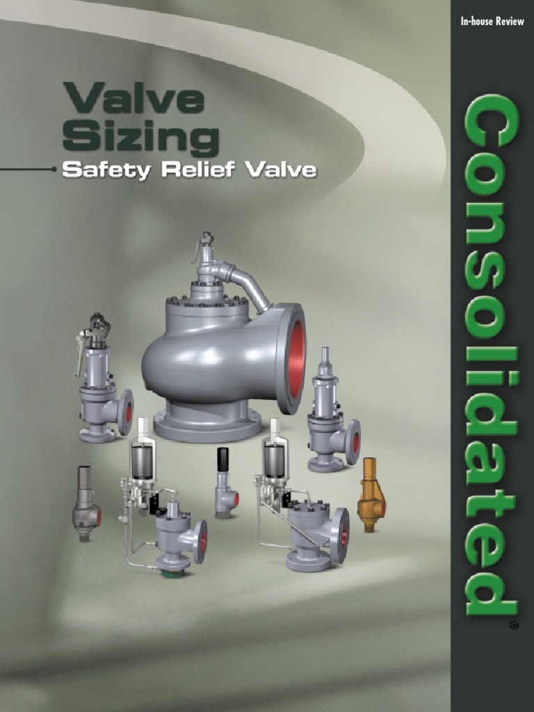 Consolidated - Catalog SRV 1 Valve Sizing | PDF | Pressure | Gases