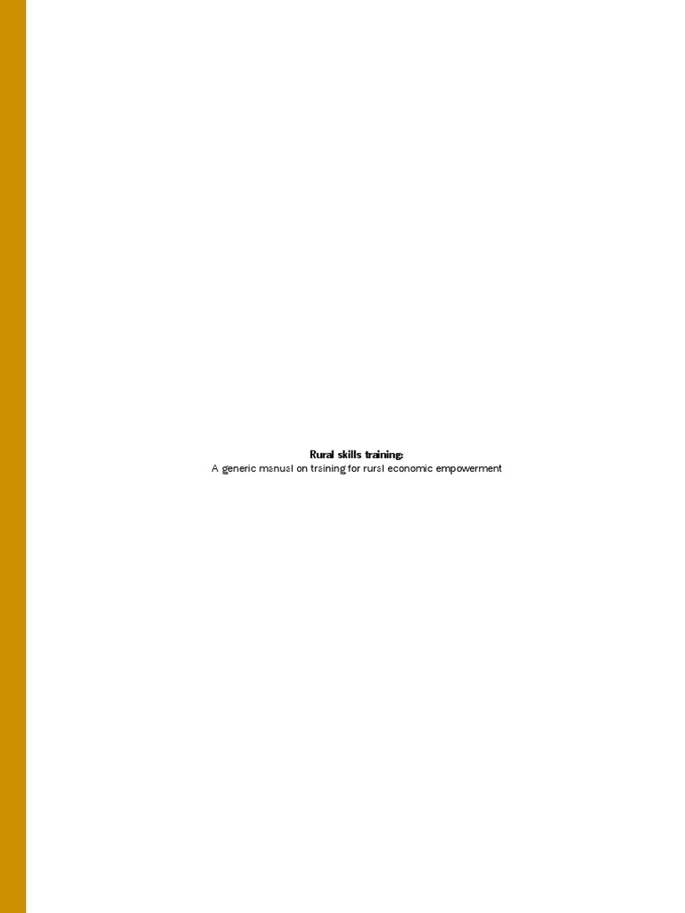 Ilo Tree Manual | PDF | Empowerment | Needs Assessment