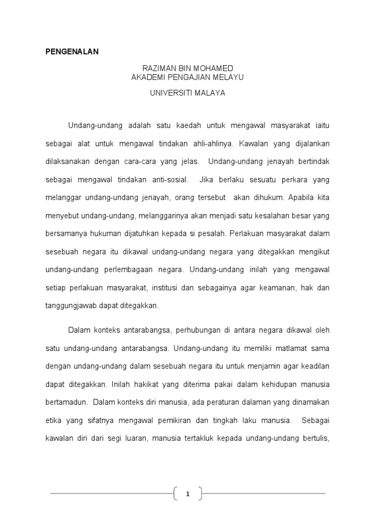 Penulis Dan Undang-Undang Hasutan | PDF