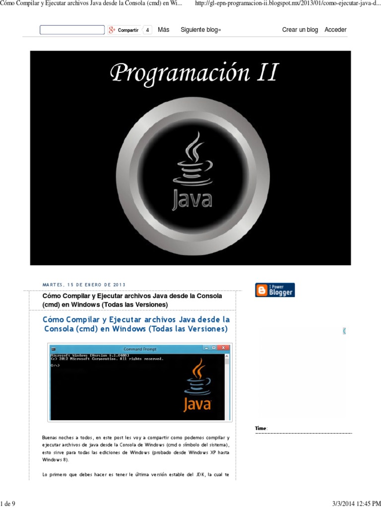 Poner Variable de Entorno para Compilar JAVA Cualquier Lugar | PDF | Java (lenguaje de ...