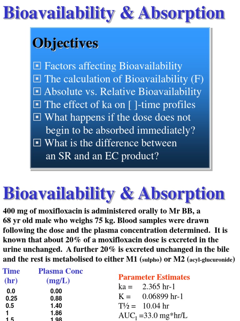 10bioavailability Absorption | Bioavailability | Pharmaceutical Formulation