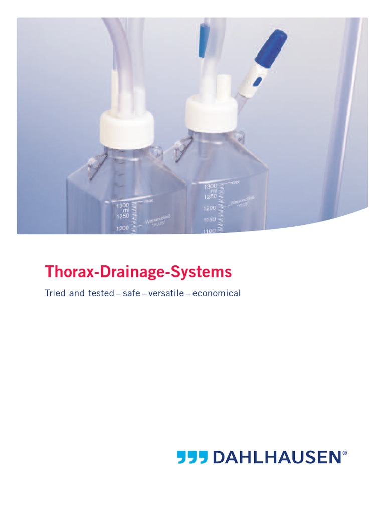 Thorax Drainage Systems | Valve | Gas Technologies