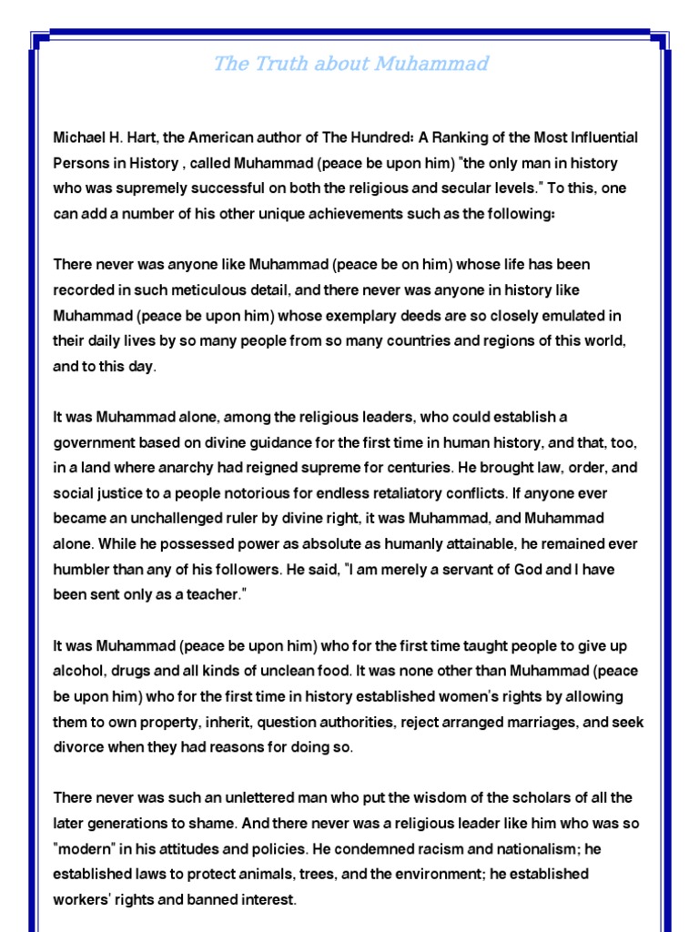 The Truth About Muhammad | PDF | Muhammad | Prophets And Messengers In ...