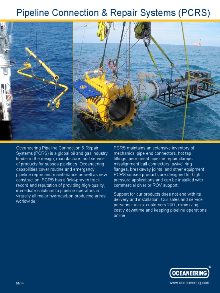 Pipeline Connection & Repair Systems (PCRS) | PDF | Electrical ...