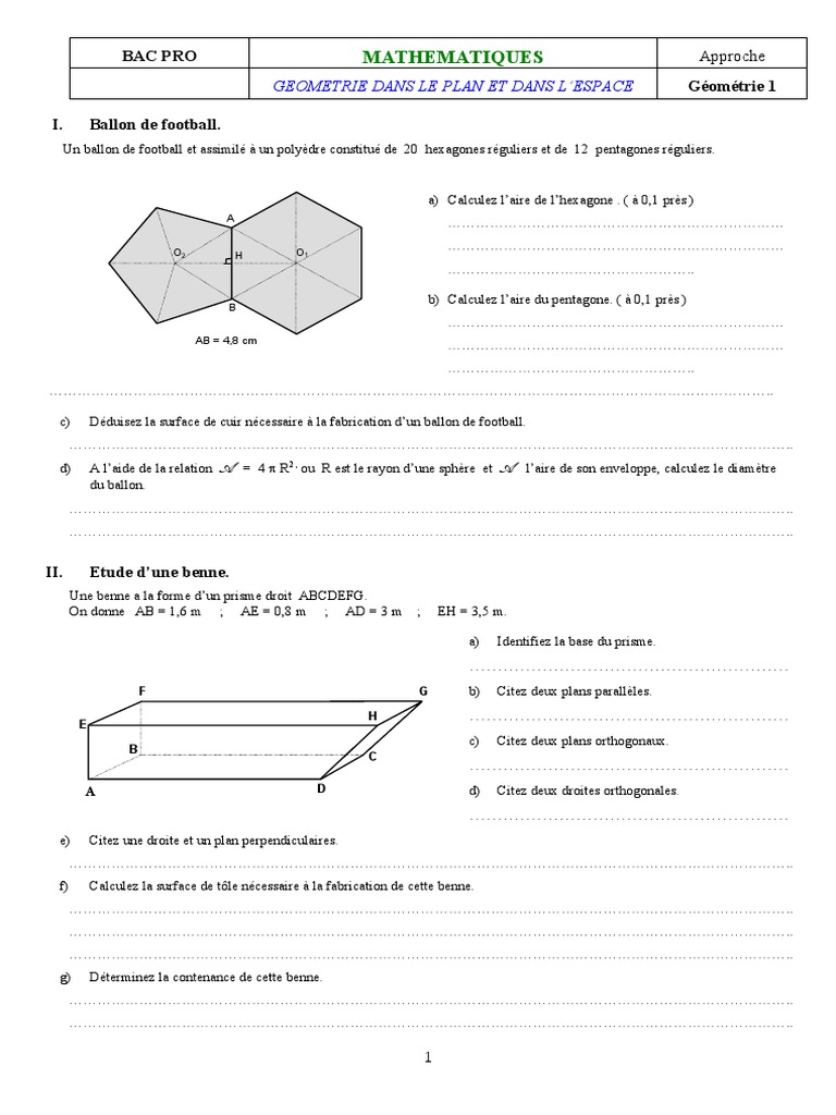 Aire de la pyramide de Chéops | PDF | Perpendicularité | Droite ...