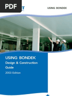 Bondek Design & Construct Manual COMPLETE | PDF | Bending | Concrete