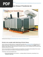 Transformer Vector Group Test Conditions: Ynd1, Ynd11, Dyn11, Ynyn0 and ...