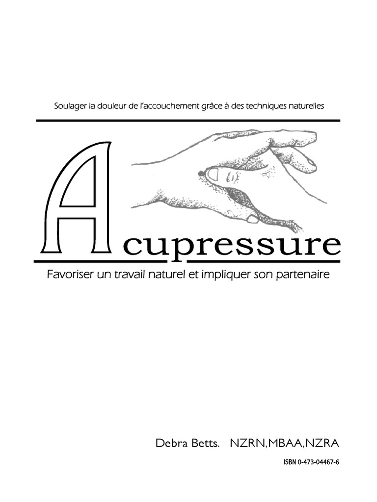 Acupressure - French | PDF | Accouchement | Allaitement