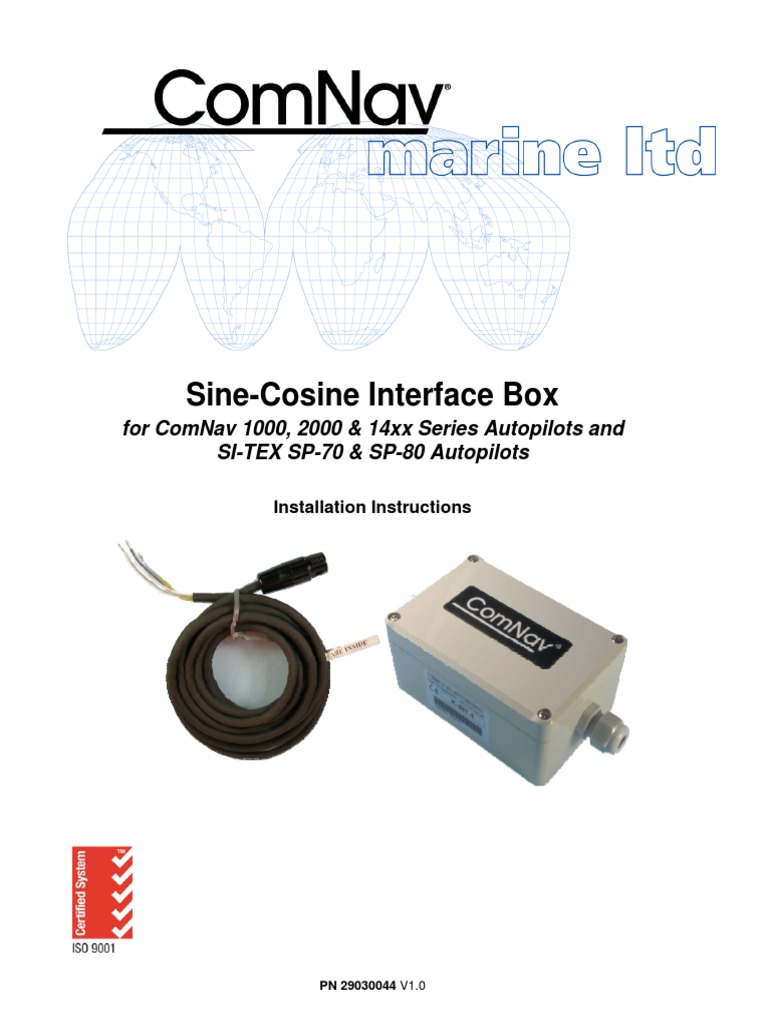 ComNav Sine-Cosine Box Installation Guide | PDF | Electrical Connector ...