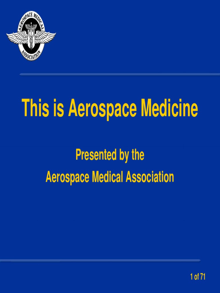 This Is Aerospace Medicine | PDF | Atmosphere | Respiratory System