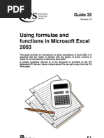 Excel Training Manual | PDF | Microsoft Excel | Worksheet