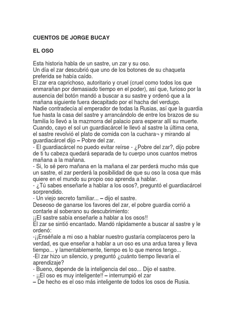 Cuentos de Jorge Bucay | Muerte | Sueño