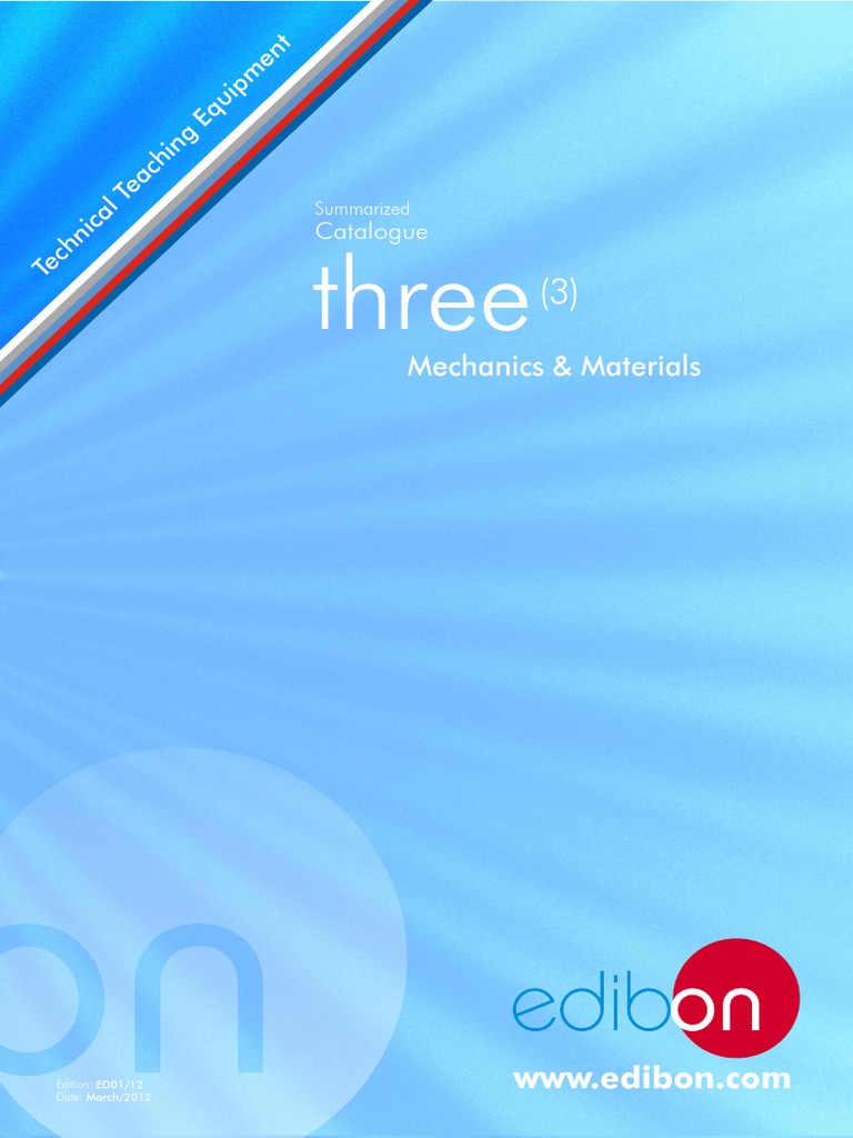 Edibon Catalog | PDF | Manual Transmission | Transmission (Mechanics)