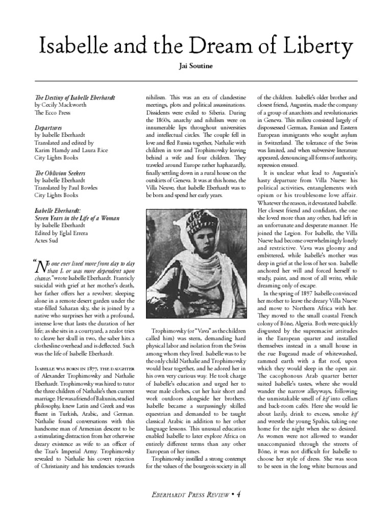 Isabelle Eberhardt | PDF